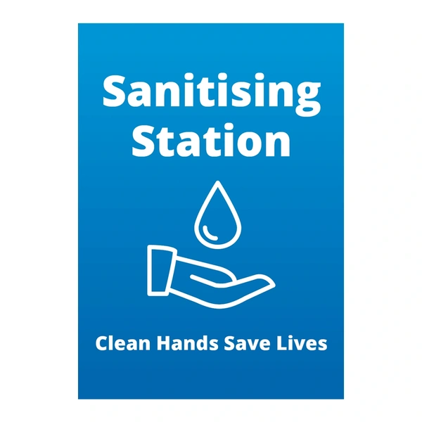 Sanitising Station Signage | Bulpitt Print Ltd